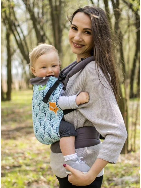 Ergonomic Baby Carrier Standard: Forest mint - Luna Dream EN